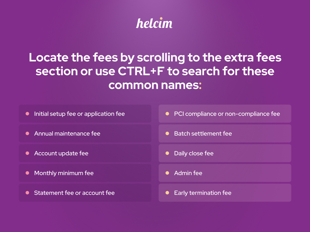 How to read your merchant processing statement